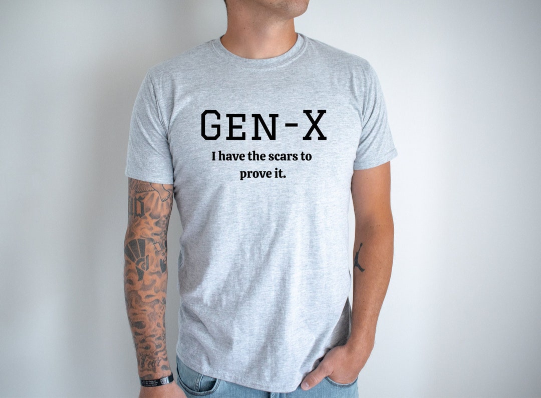 Gen X T-shirt, Funny Generation Tee, Gen-x Gift, Unisex Softstyle T ...