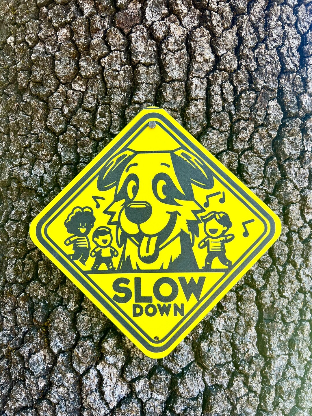 3D Printed Slow Down Sign – Aussie Doodle & Playful Kids Design for ...