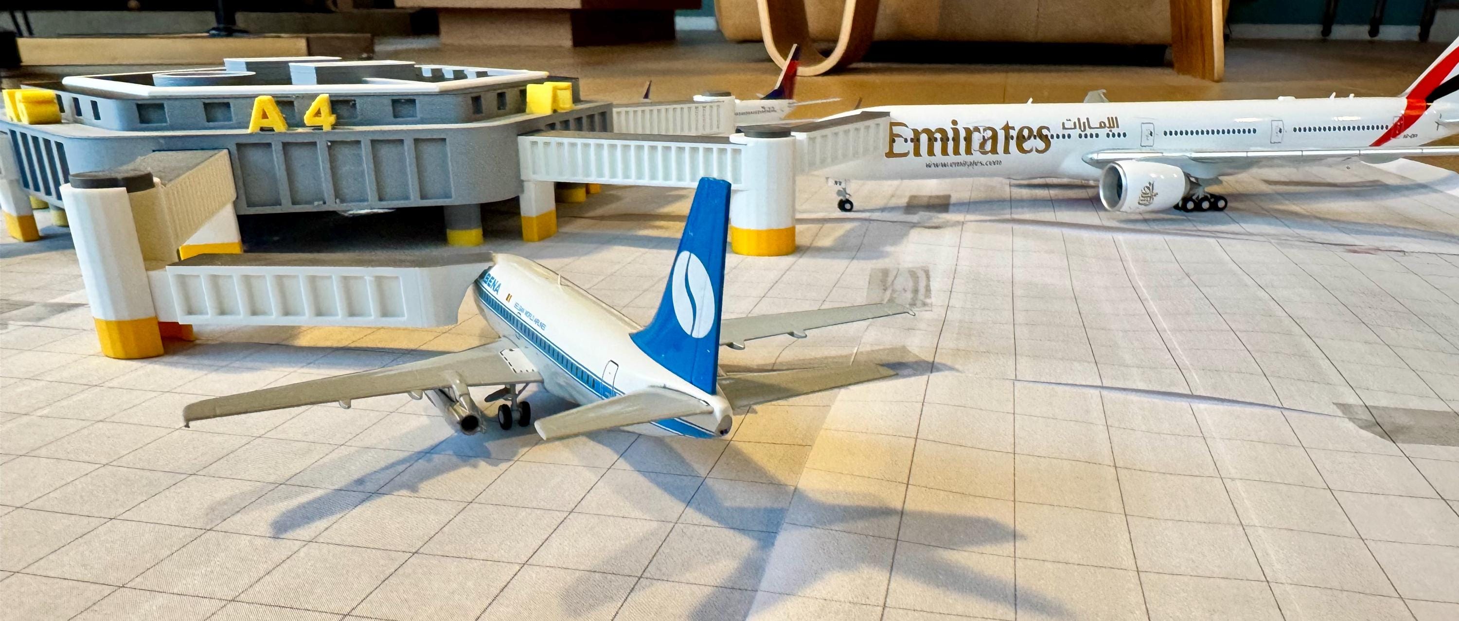 Airport Terminal for Herpa / Gemini Models - Collectible Multicolor 5 ...