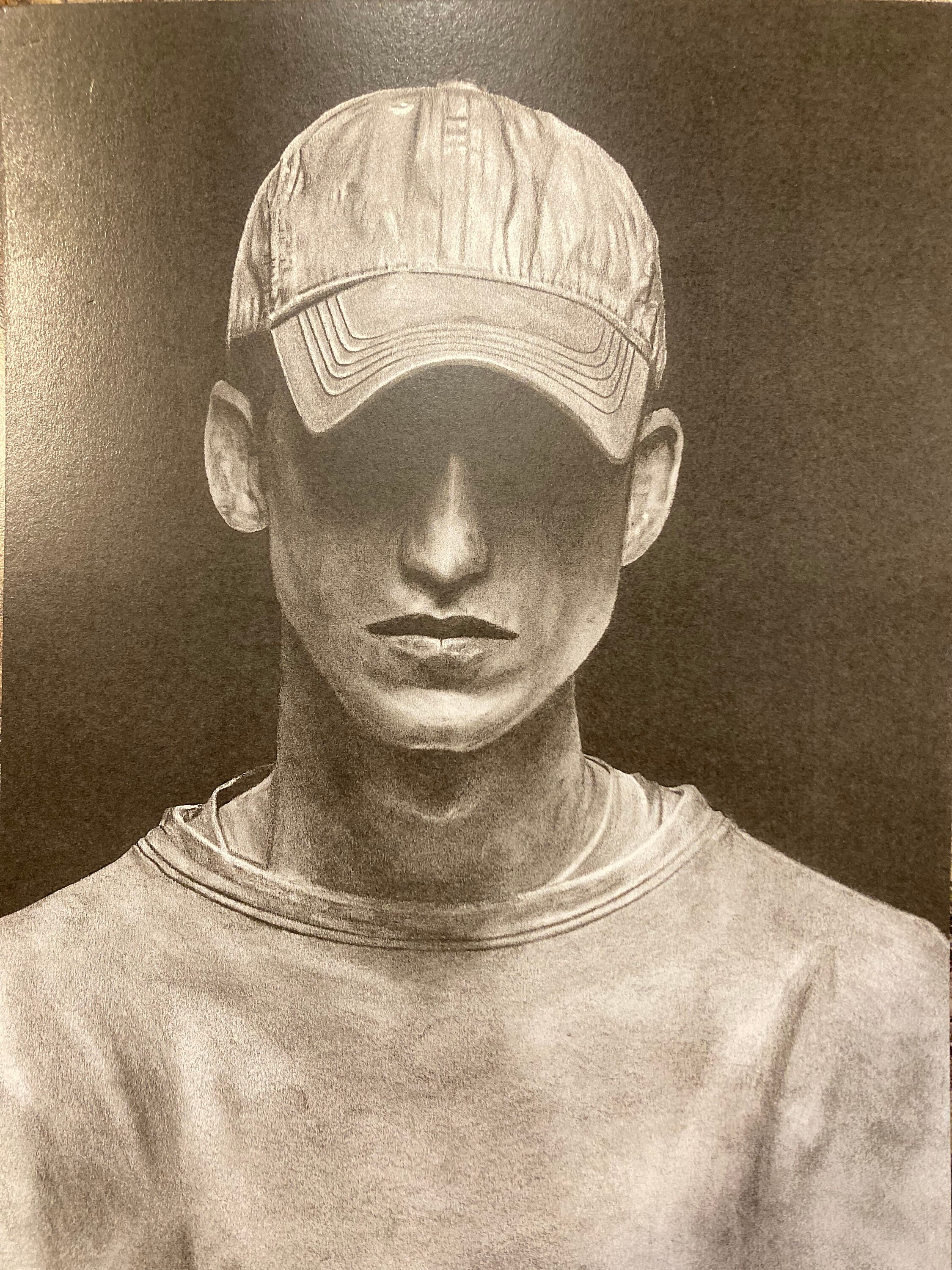NF “hope” Themed Charcoal/graphite Drawing (print) - Etsy