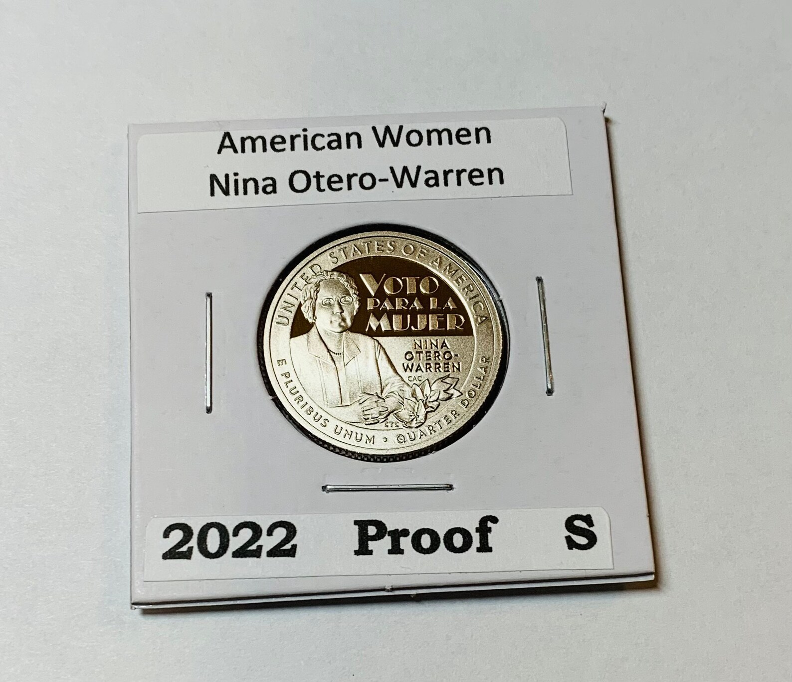 2022 S Nina Otero-warren American Women Quarter PROOF in - Etsy