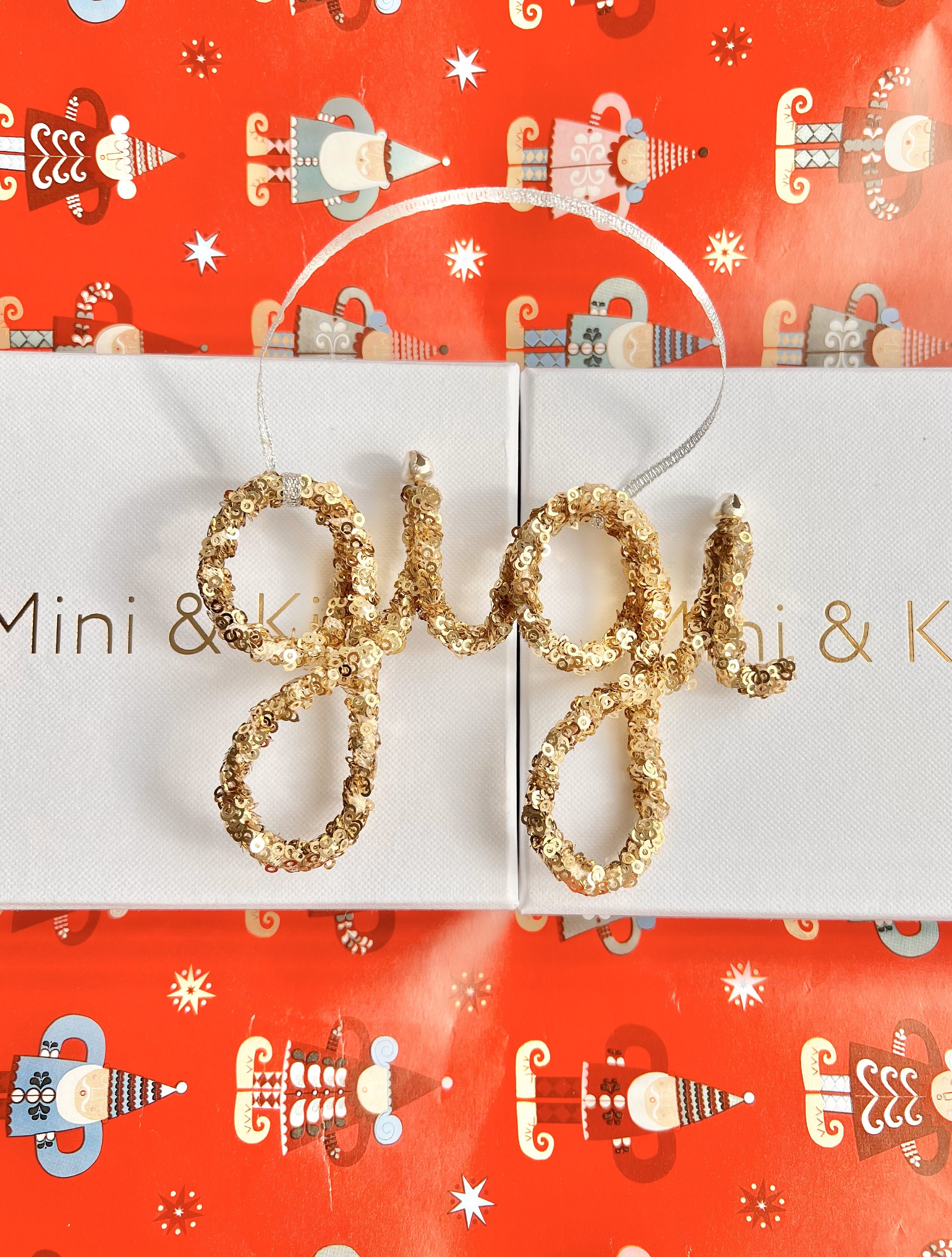 Personalized Sequin Name Christmas Ornament, Eco-friendly Gift - Etsy