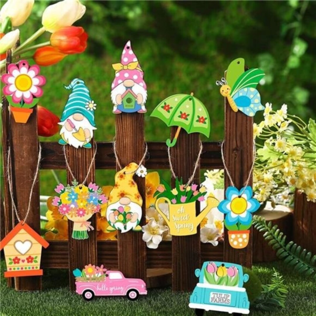 36 Pieces Spring Flower Ornaments Spring Tree Ornaments Easter - Etsy