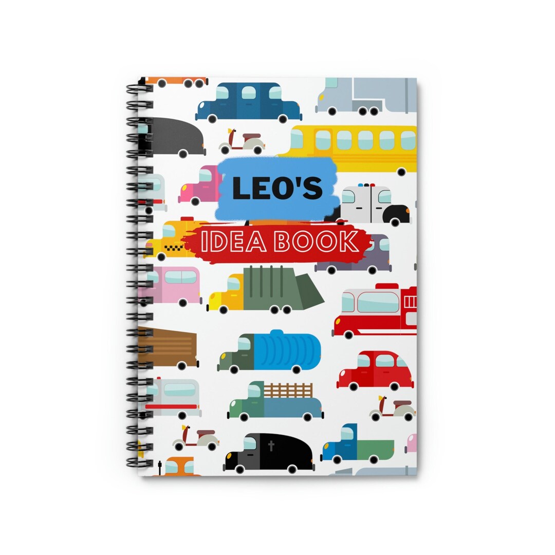 Personalized Idea Notebook, Big Ideas Notebook, Personalized Gift ...