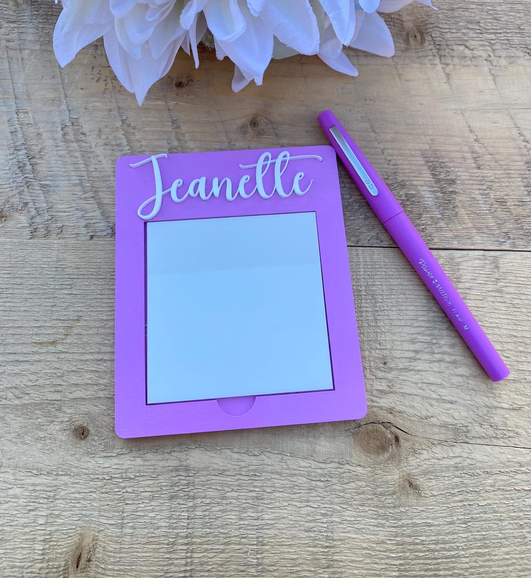 Personalized Sticky Note Holder- Post It Note Holder- Co Worker Gifts ...
