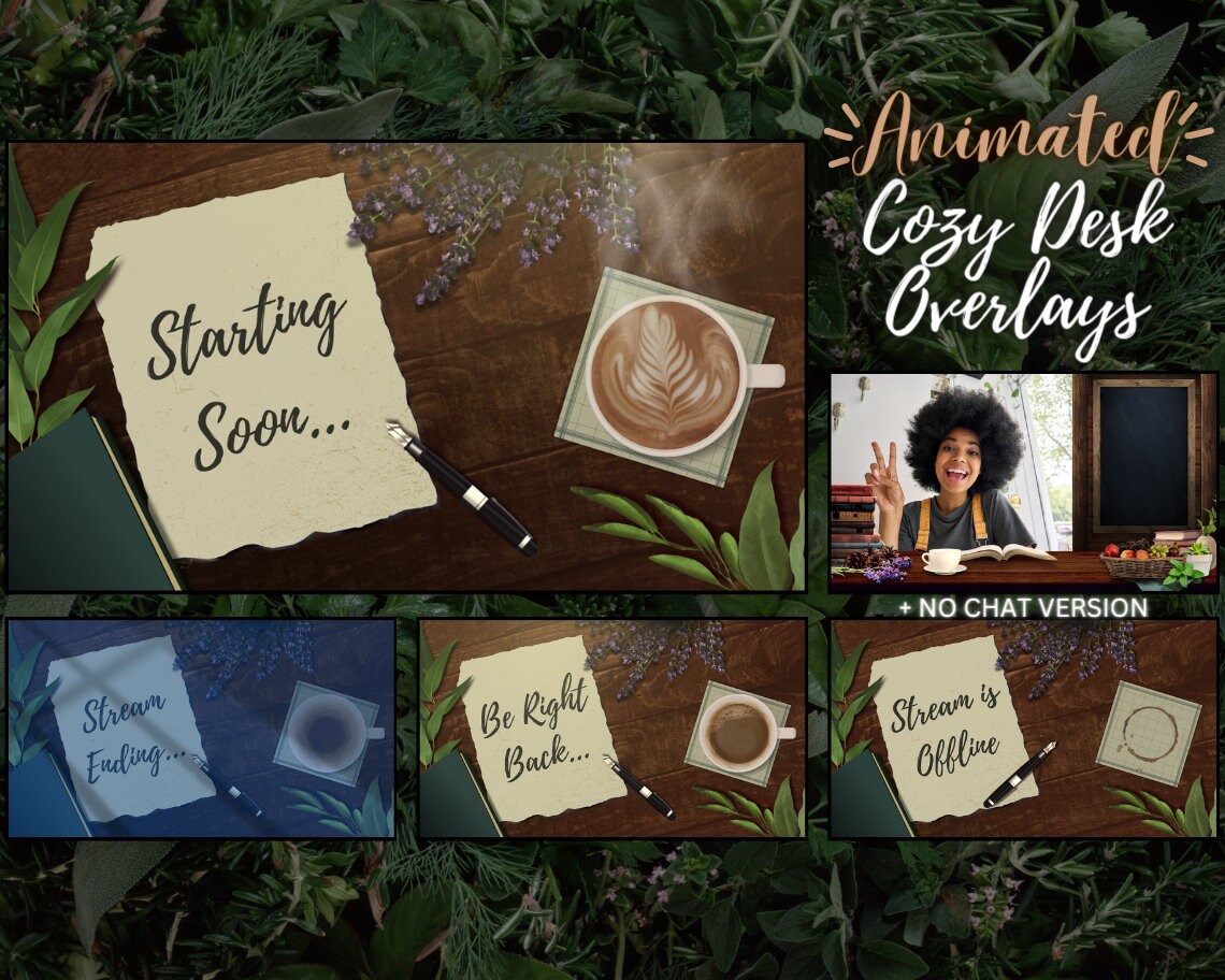 Cozy Desk Overlay Package - Etsy