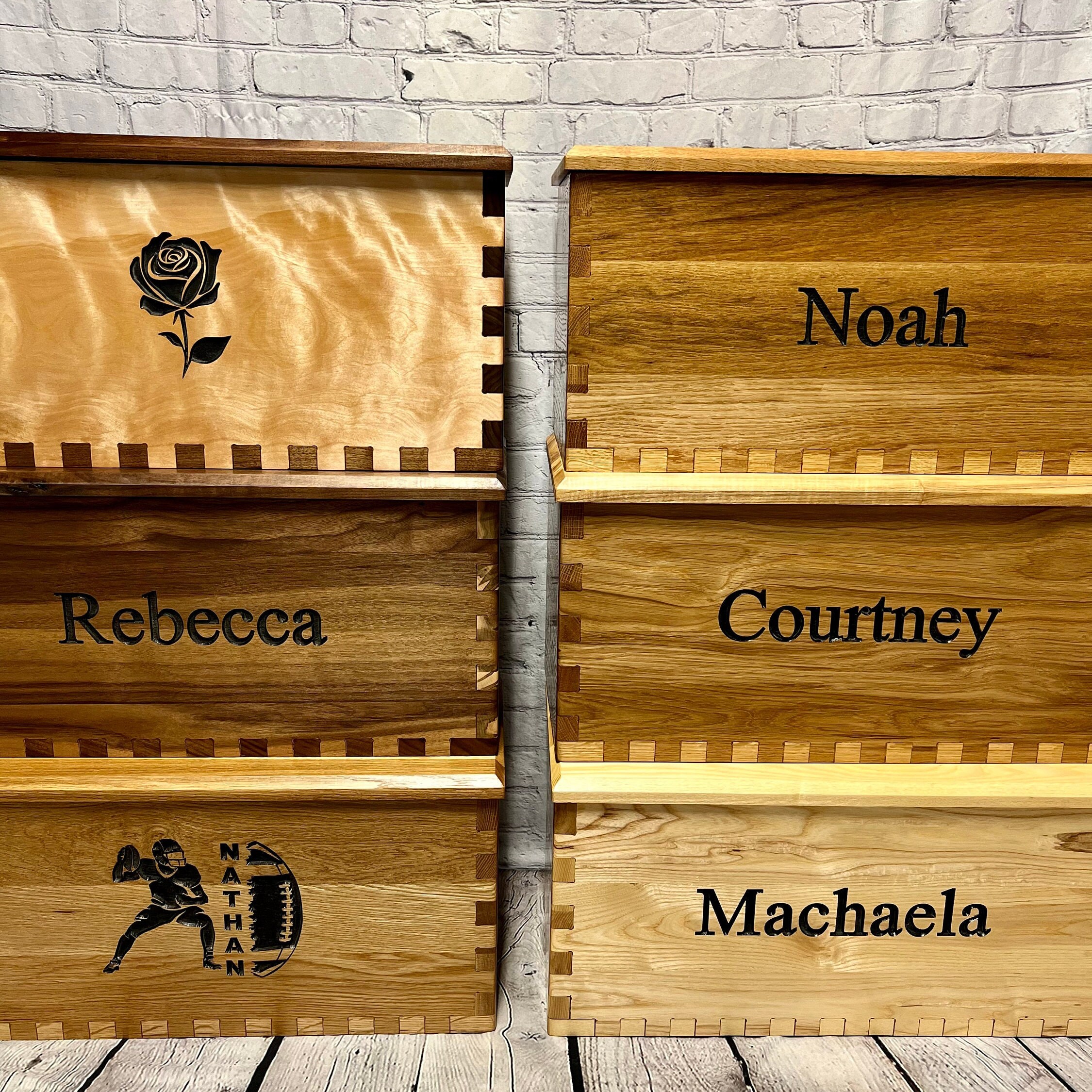 Hope Chest Engraved Solid Walnut Wood SHIPS FREE - Etsy