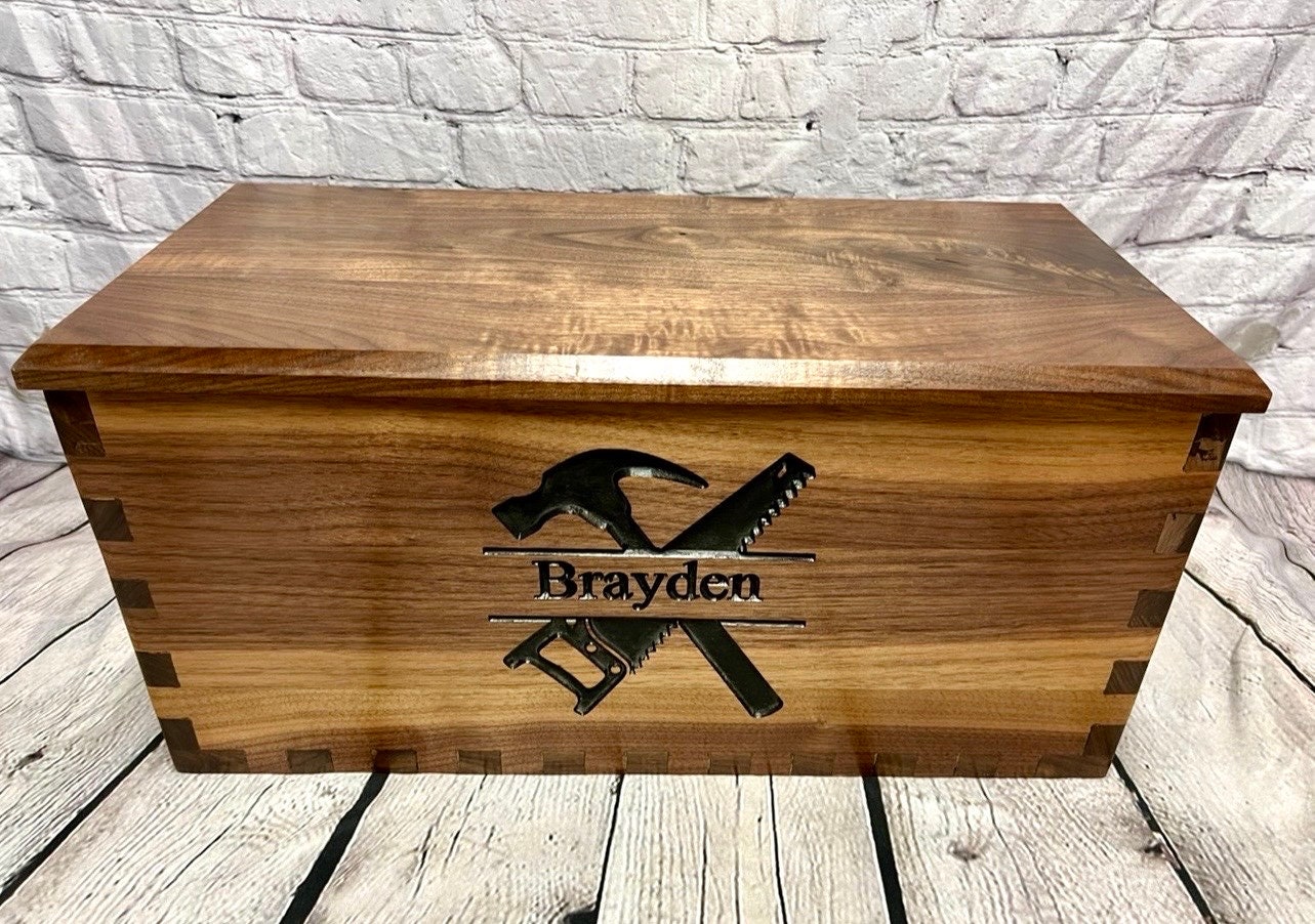 Hope Chest Engraved Solid Walnut Wood SHIPS FREE - Etsy