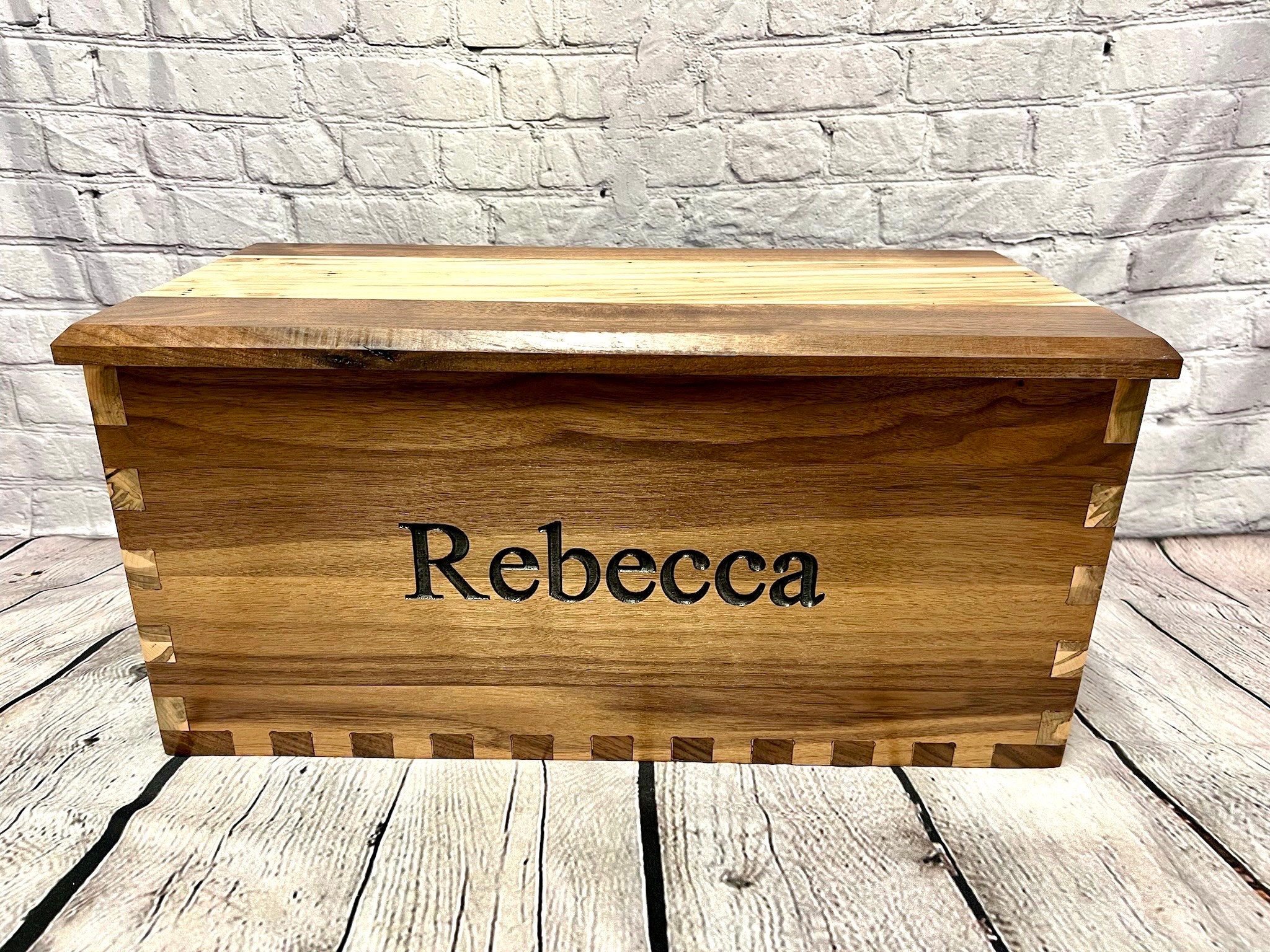 Hope Chest Engraved Solid Walnut Wood SHIPS FREE - Etsy
