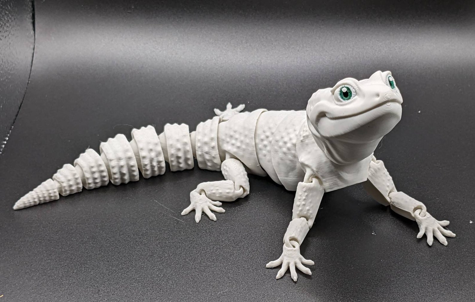 Leopard Gecko 3D Printed Articulated Desktop Pet by Matmire - Etsy