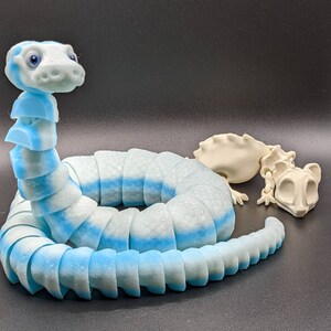 Amazing Articulated Ball Python Snake - 3D Printed Articulated Desktop ...