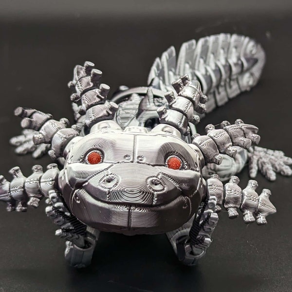3d Printed Robot Axolotl - Etsy