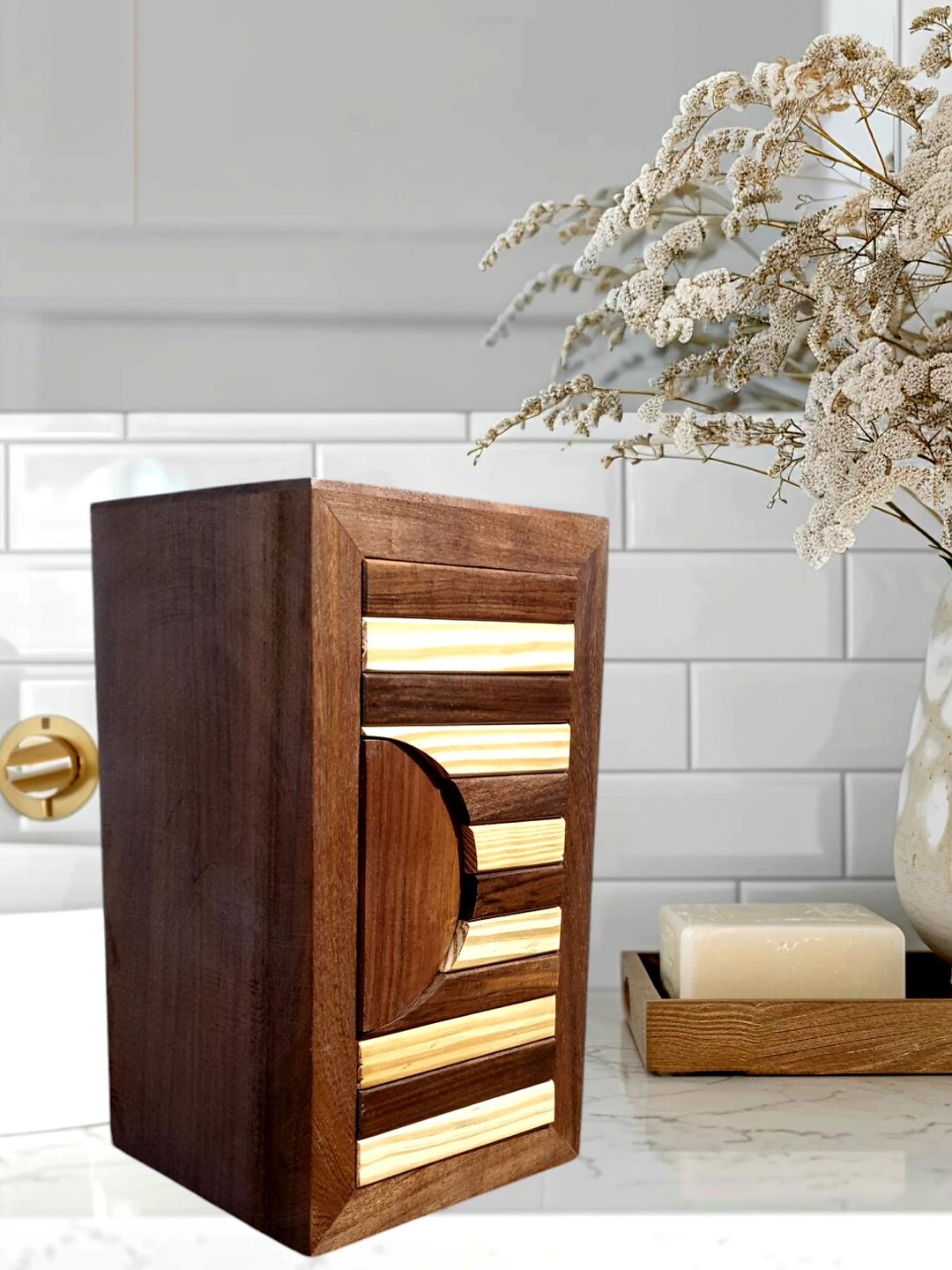 Rosewood Urn for Human Ashes Wooden Cremation Urn Ashes Storage Box ...