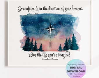 Henry David Thoreau - Etsy