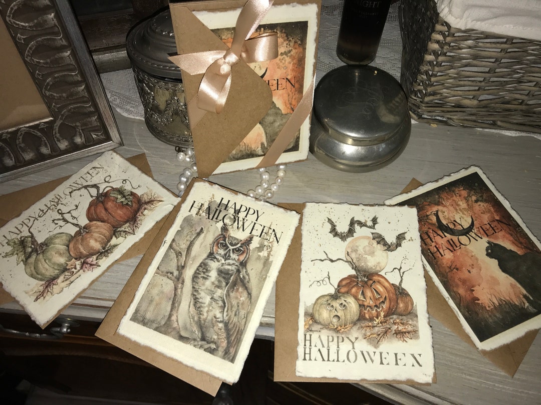 Luxe Greeting Cards. Autumn/ Halloween Theme. Specialty Handmade ...