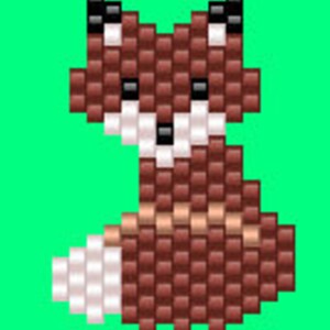 Small Fox Brick Stitch Pattern - Etsy