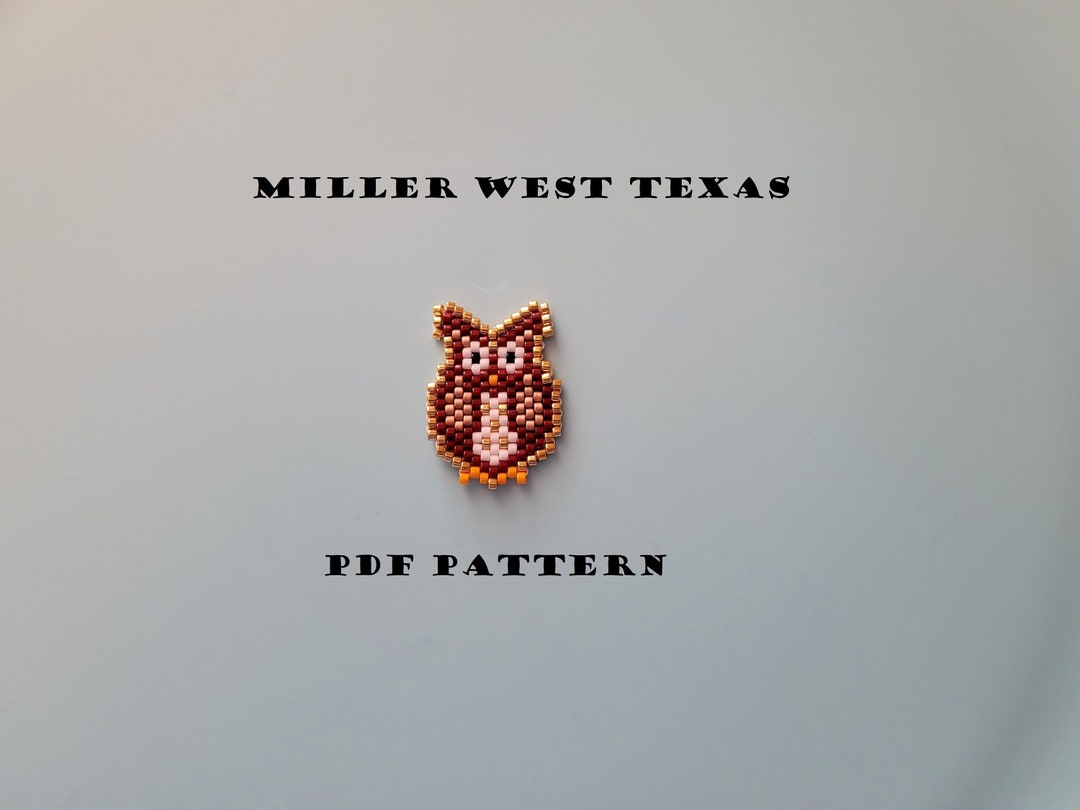 Hoot Owl Brick Stitch Pattern - Etsy