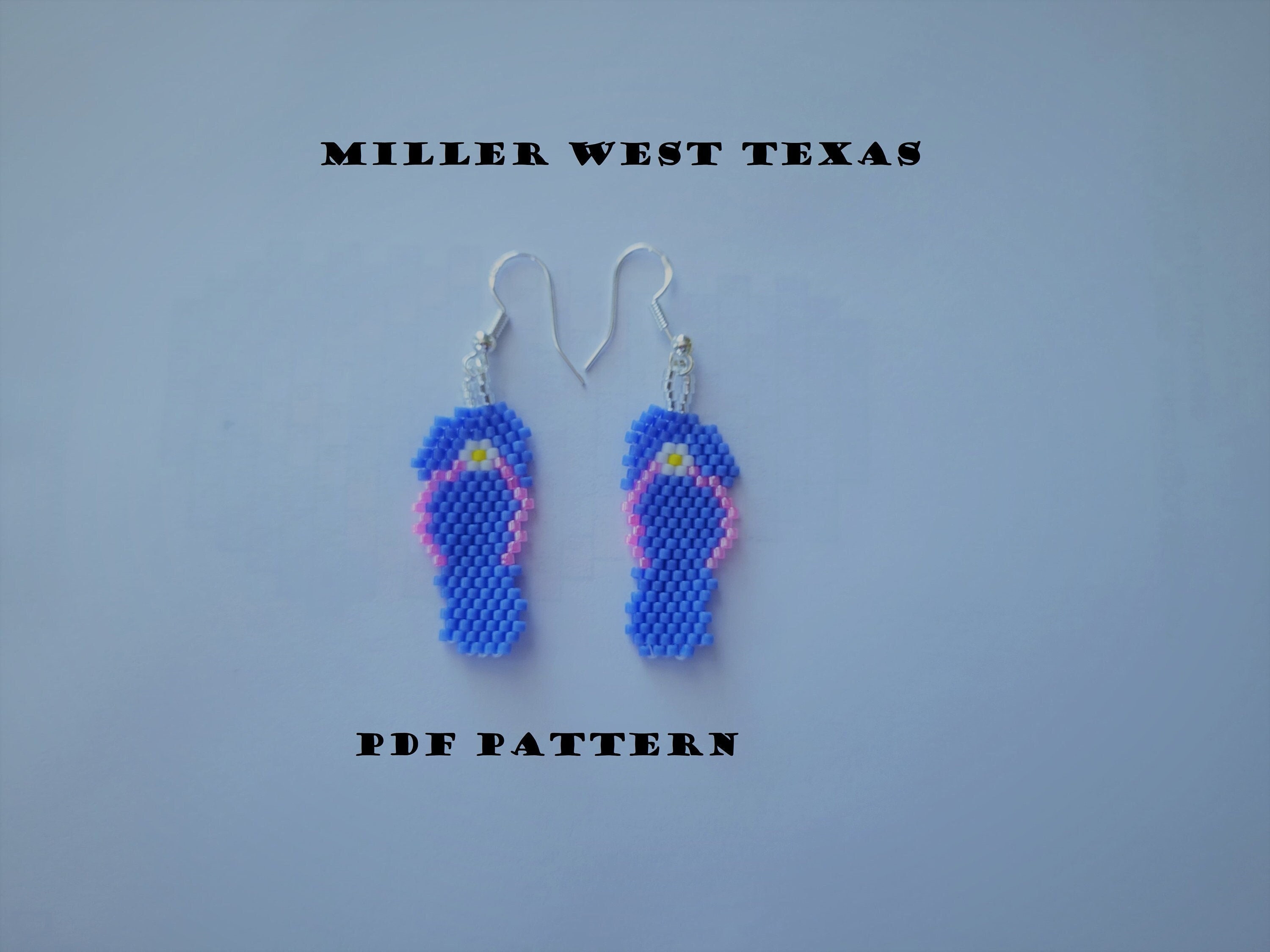 Flip Flop Brick Stitch Pattern - Etsy