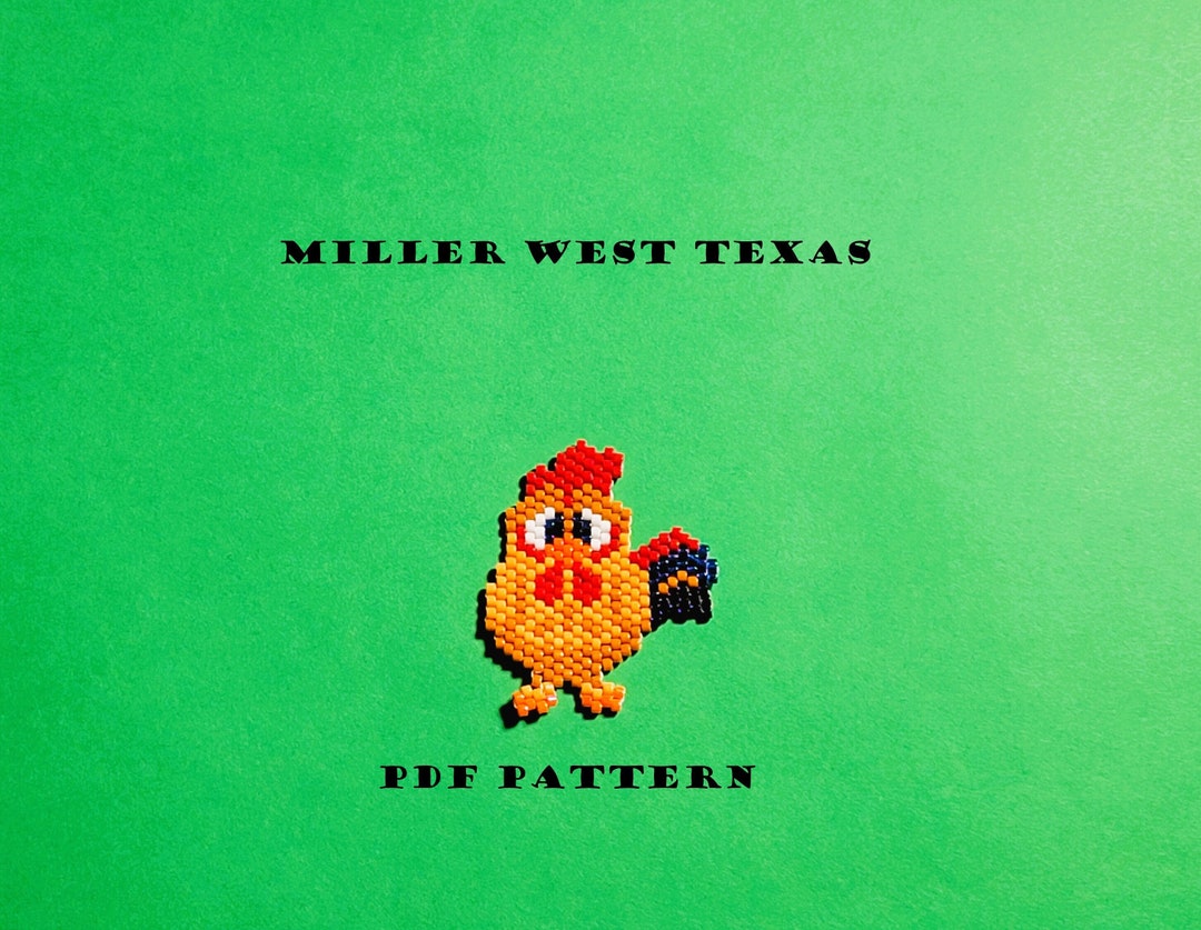Rooster Brick Stitch Pattern - Etsy