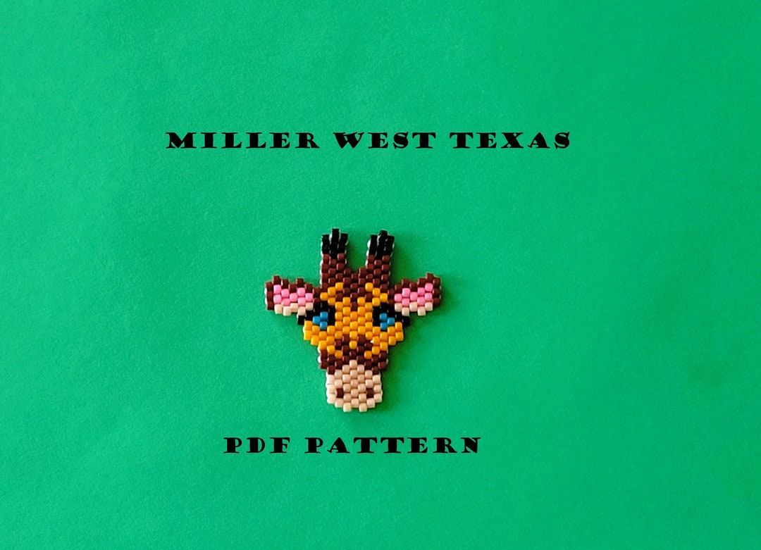 Adorable Giraffe Brick Stitch Pattern - Etsy