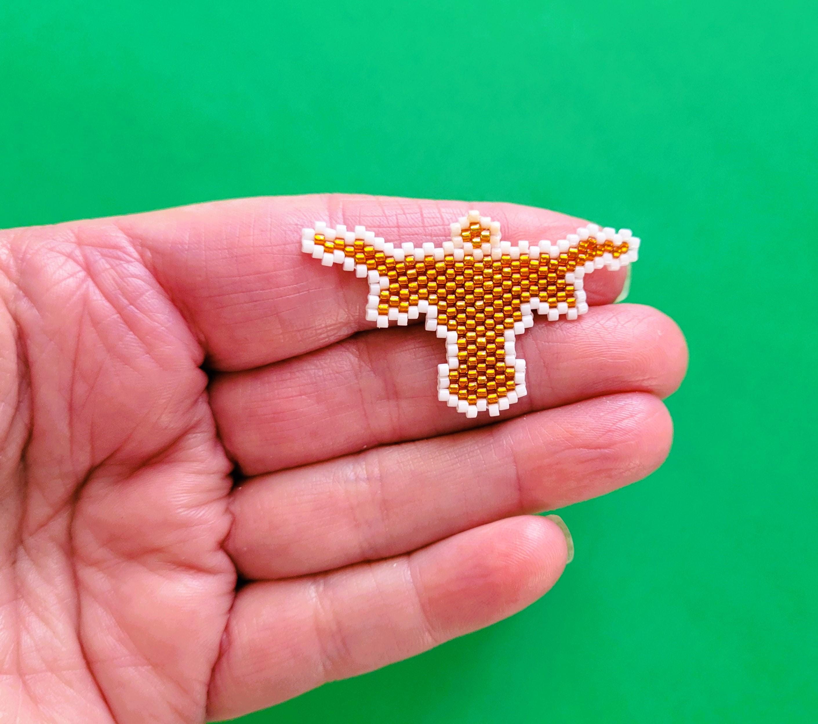 Texas Longhorn Brick Stitch Pattern - Etsy