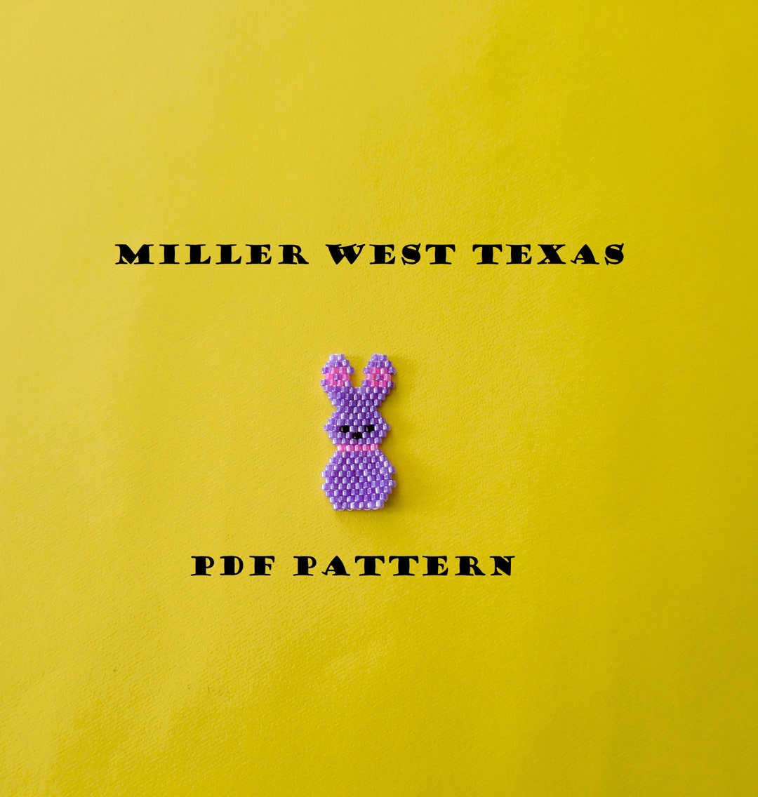 Easter Peep Bunny Brick Stitch Pattern - Etsy