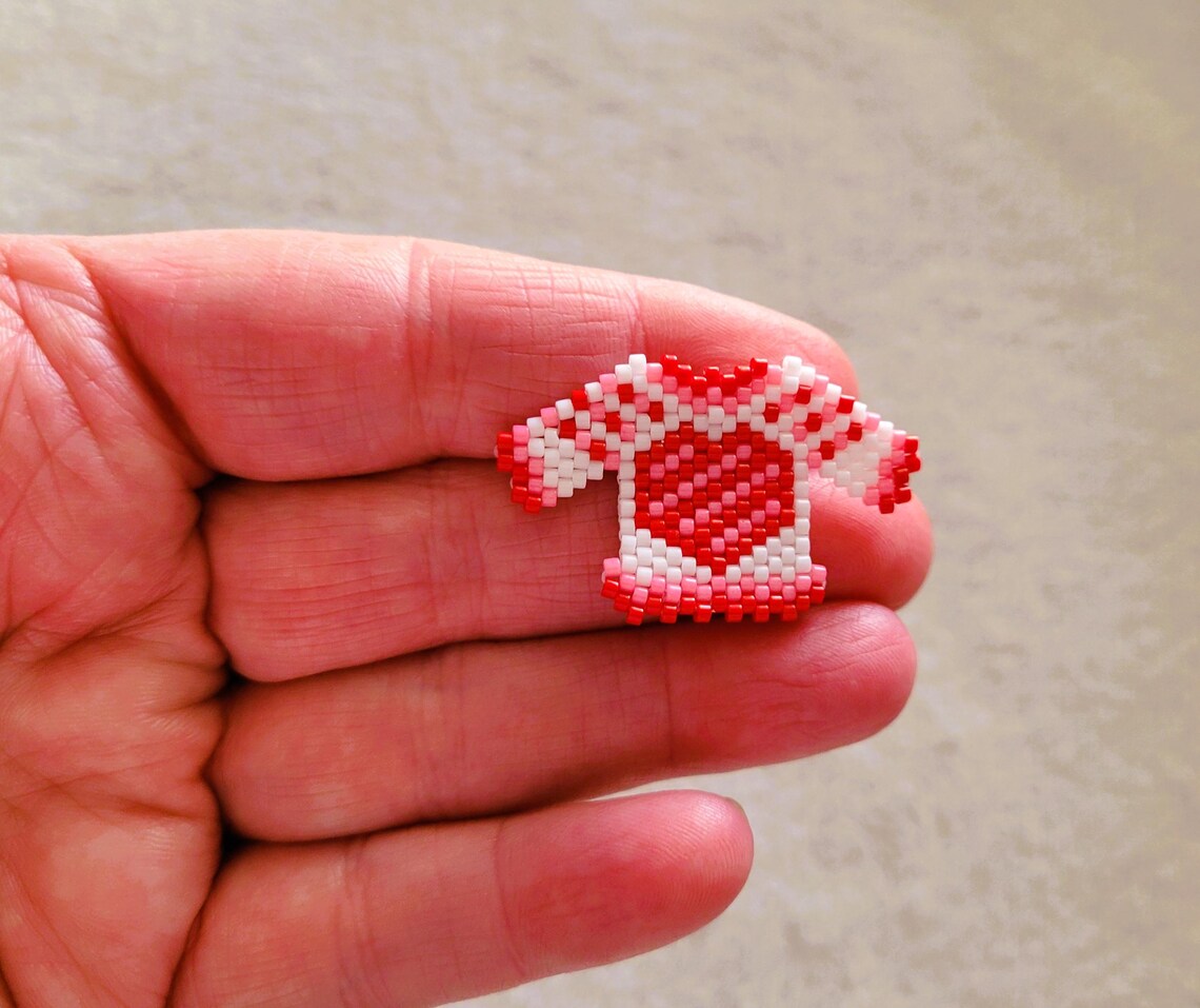 Valentine Sweater Brick Stitch Pattern - Etsy