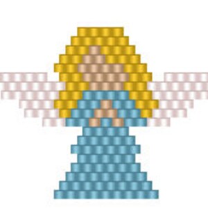 Praying Angels Brick Stitch Pattern - Etsy