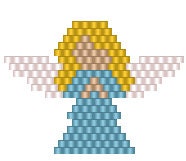 Praying Angels Brick Stitch Pattern - Etsy