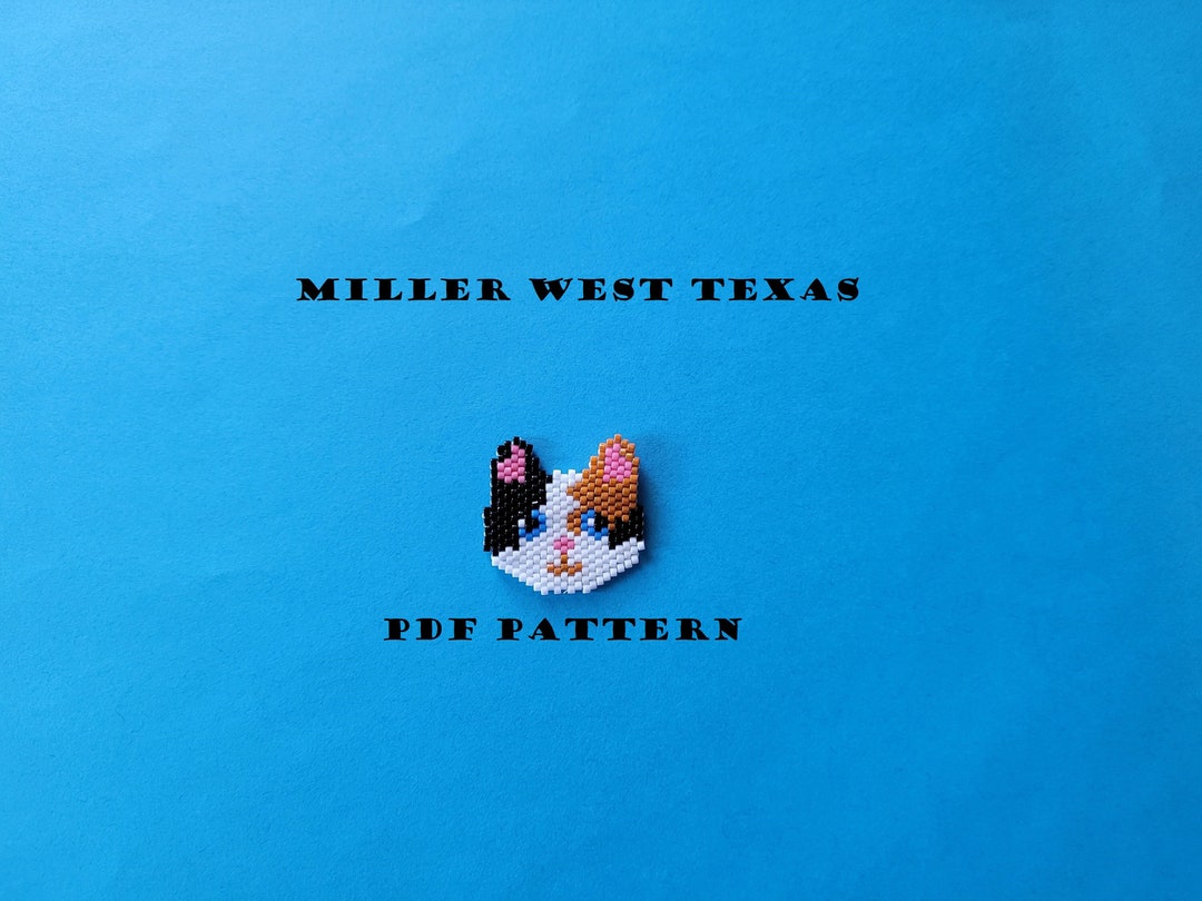 Sweet Calico Cat Brick Stitch Pattern - Etsy