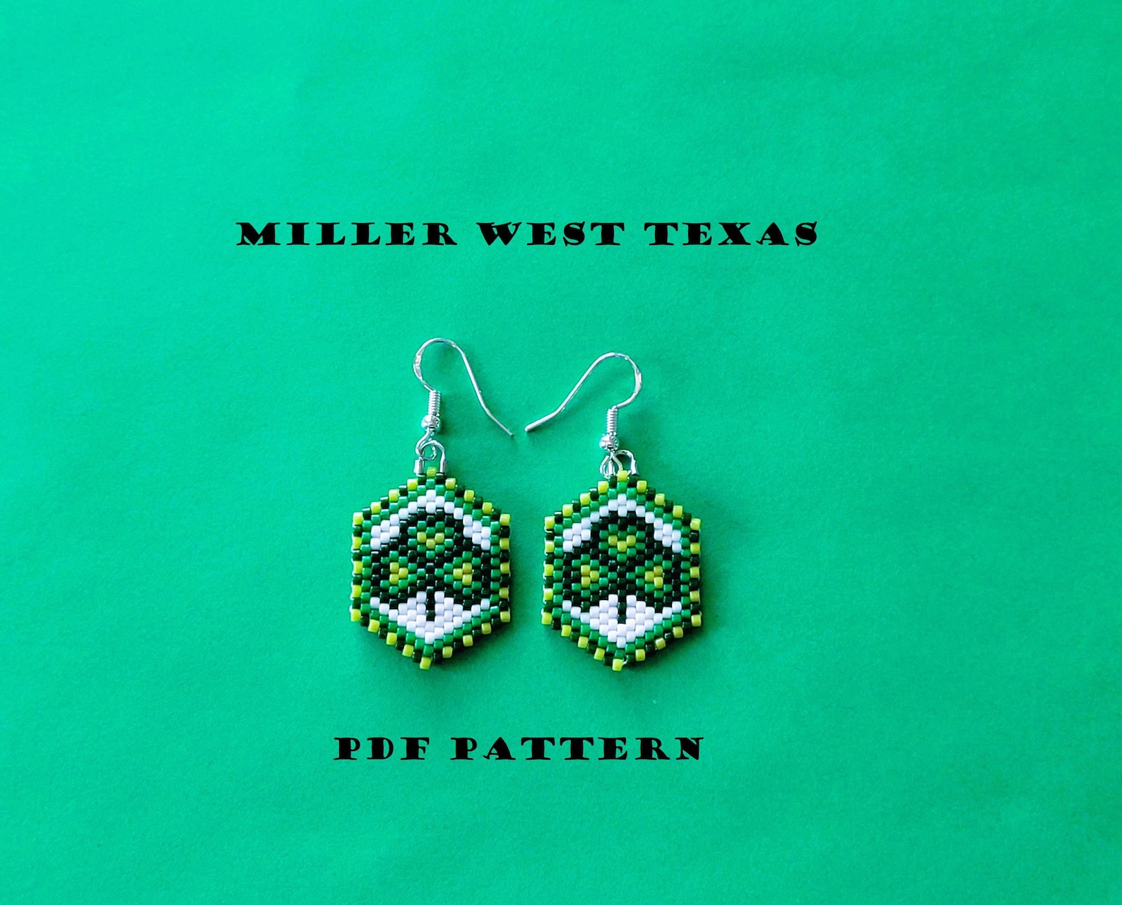 Shamrock Earrings Brick Stitch Pattern - Etsy