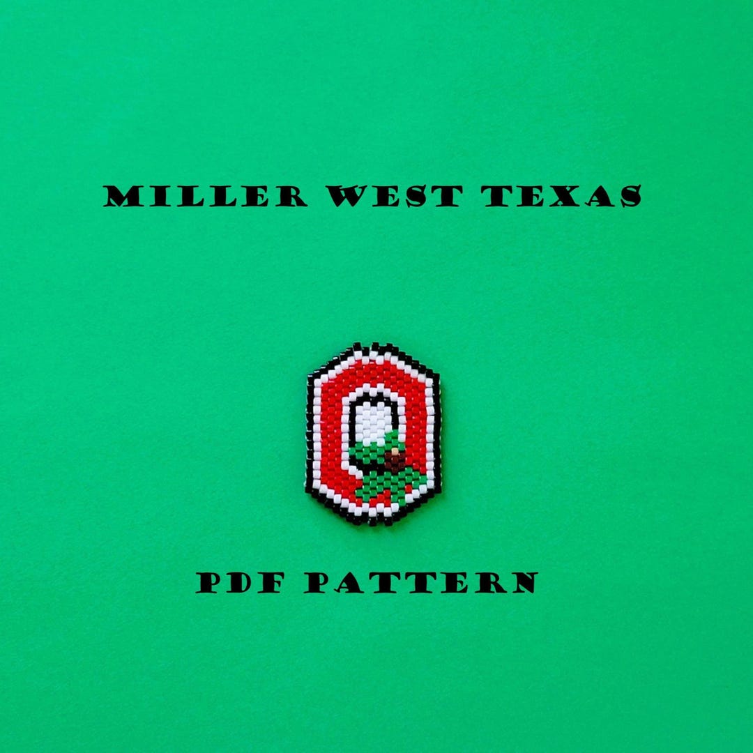 Ohio State Buckeyes Brick Stitch Pattern - Etsy