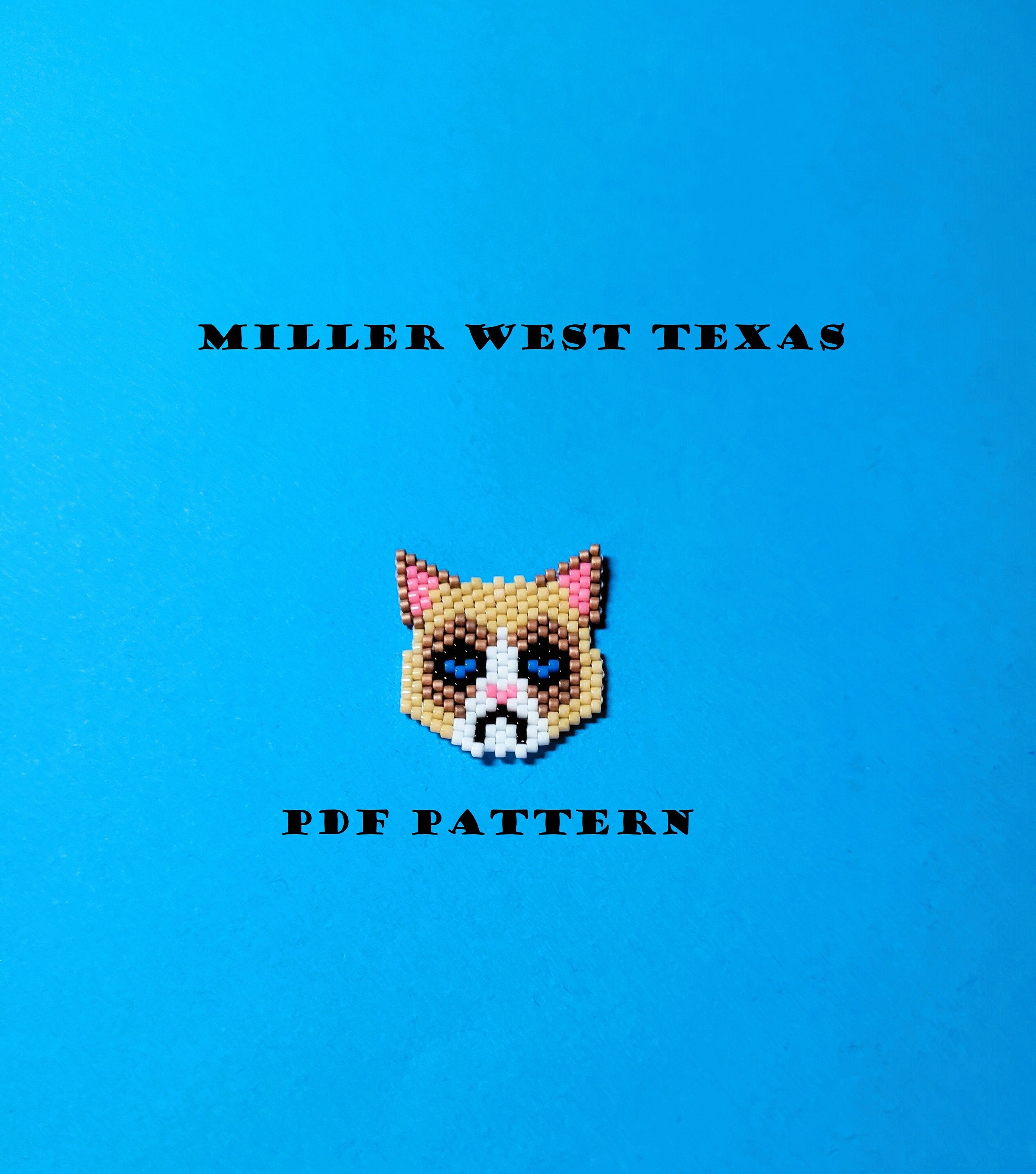 Grumpy Cat Brick Stitch Pattern - Etsy