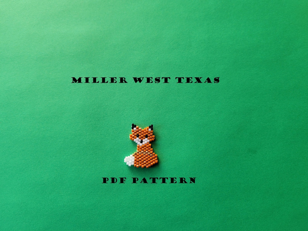 Small Fox Brick Stitch Pattern - Etsy