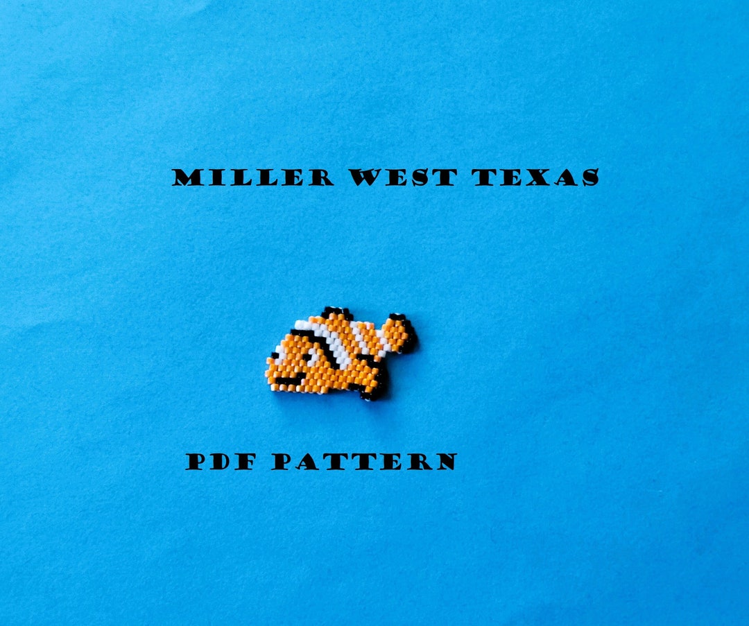 Clown Fish Brick Stitch Pattern - Etsy