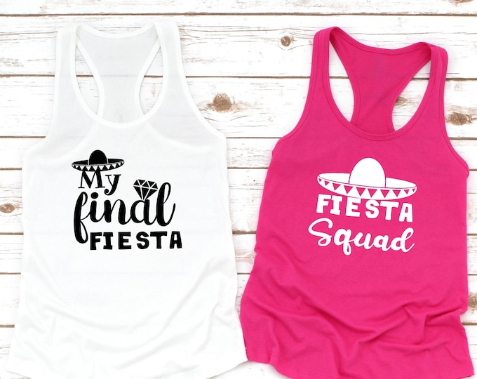 Custom Bride Stagette Cactus Scottsdale Party Shirts, Final Fiesta ...
