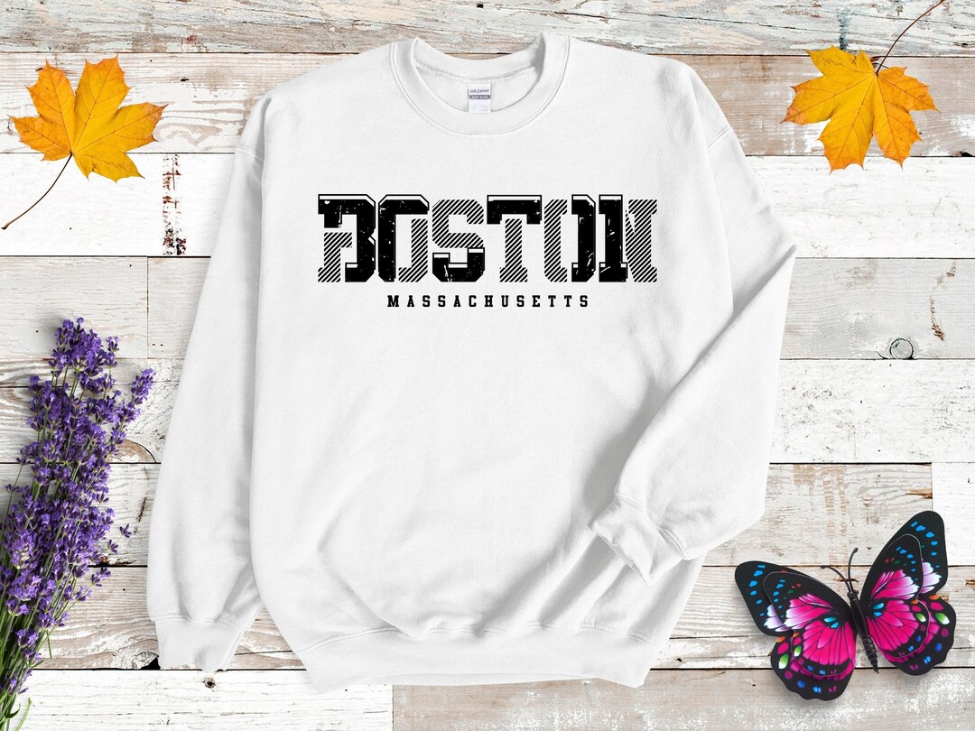 Boston Massachusetts Hoodie, Boston University Sweatshirt, Boston ...