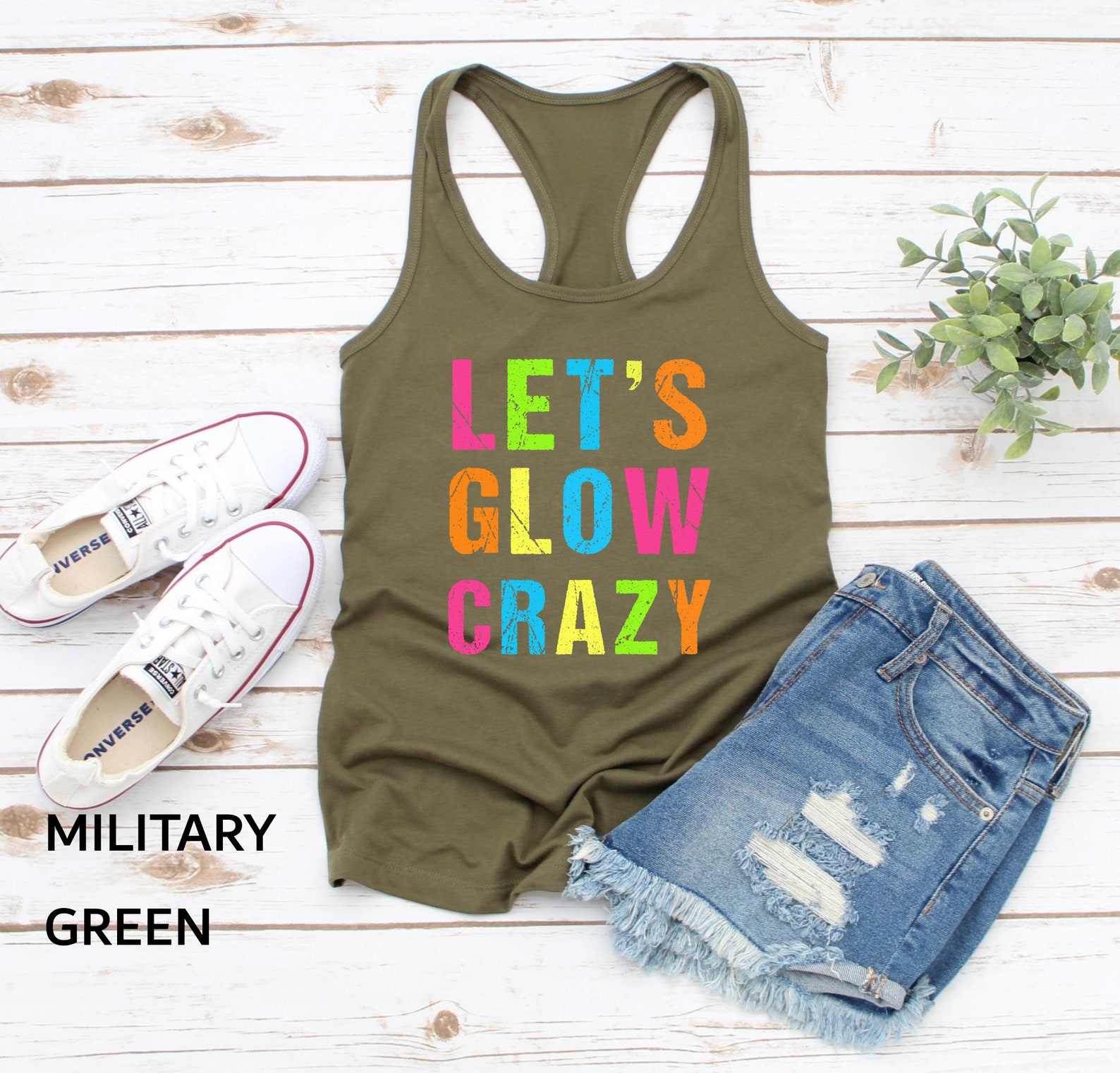 Glow Party Tank Top Shirts | Glow Birthday Tank Shirt | Glow Theme ...