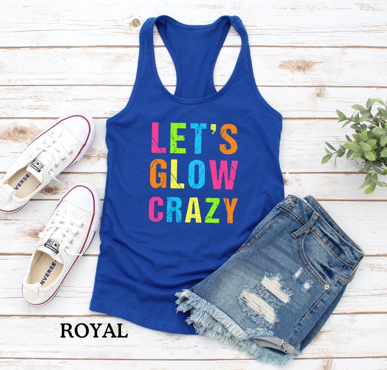 Glow Party Tank Top Shirts | Glow Birthday Tank Shirt | Glow Theme ...