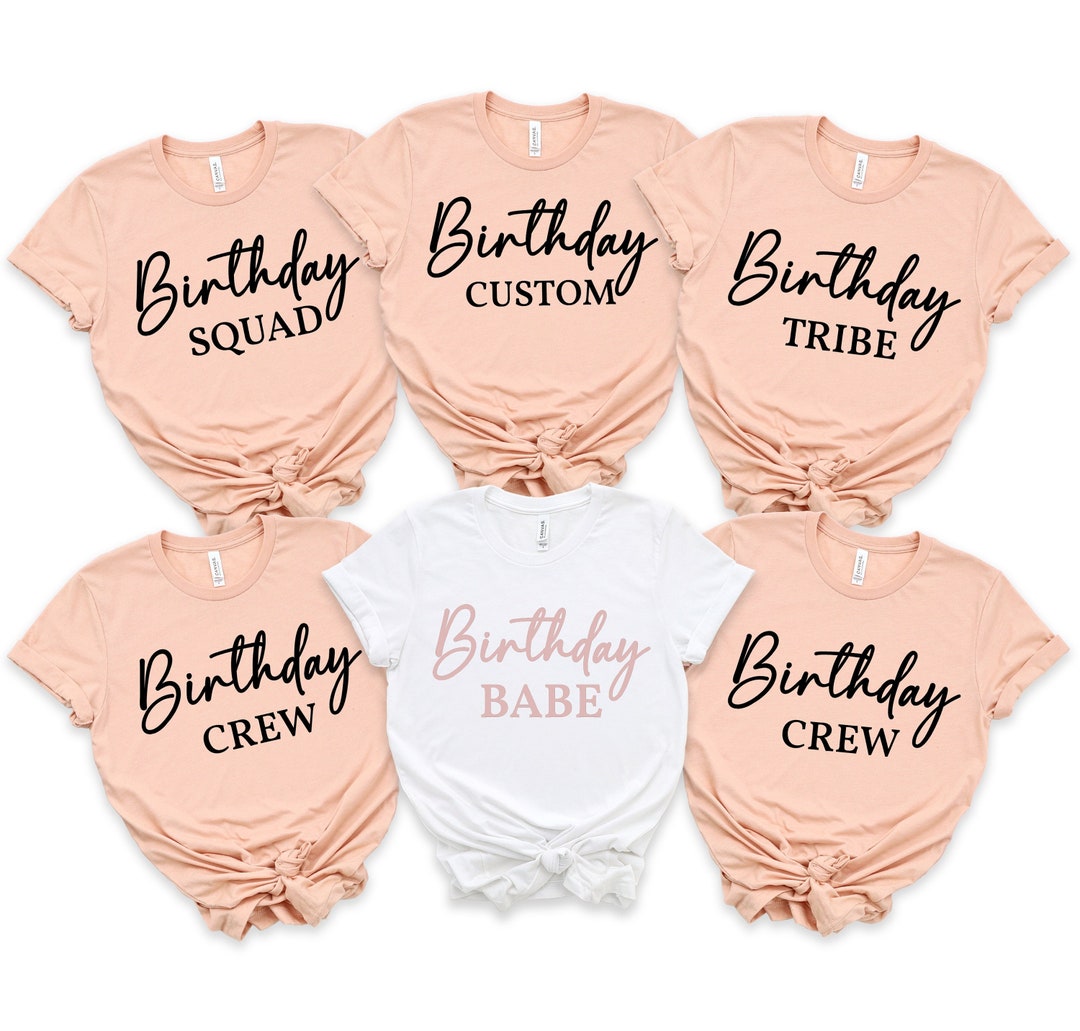 Birthday Squad Shirts, Birthday Party Shirts, Birthday Queen T-shirt ...