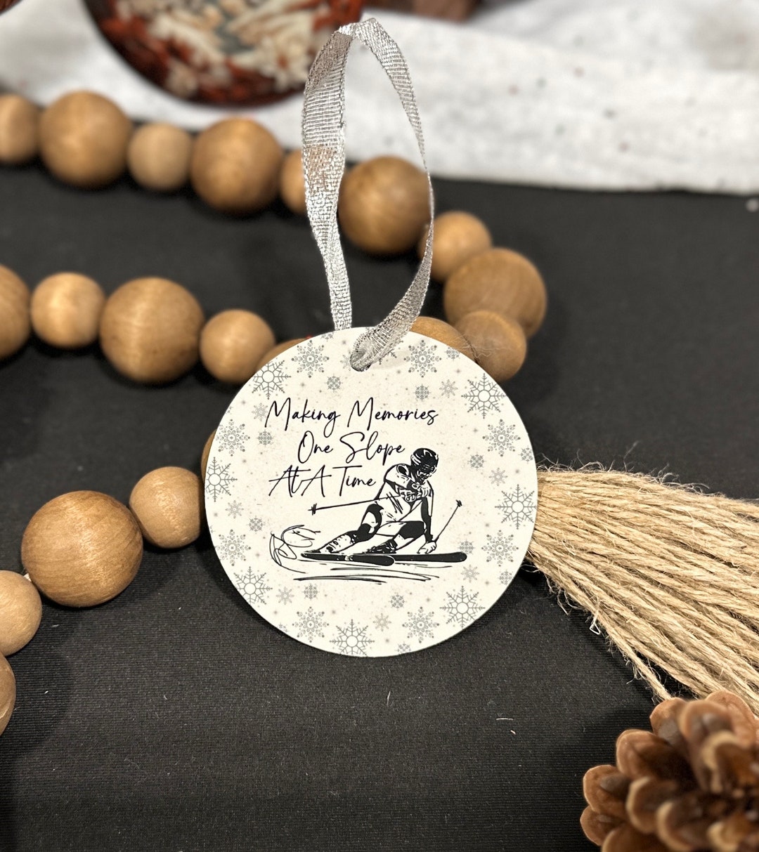 Making Memories One Slope at a Time Ornament, Christmas Ornament, Gifts ...