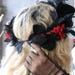 Gothic Black Flower Crown: Halloween Witch Vampire Headpiece - Etsy