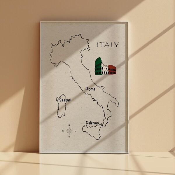 Italy Poster - Etsy