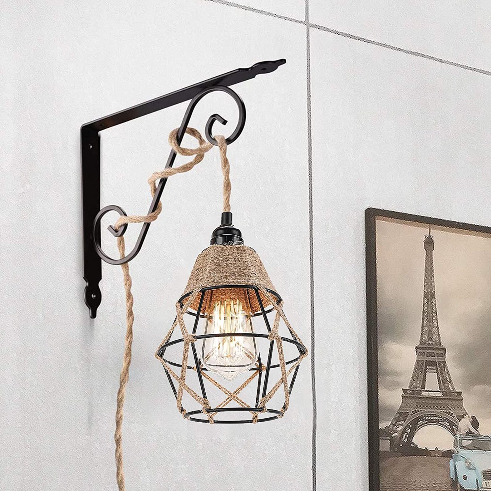 Pendant Light Cord Hanging Light Kit With Switch Plug in - Etsy
