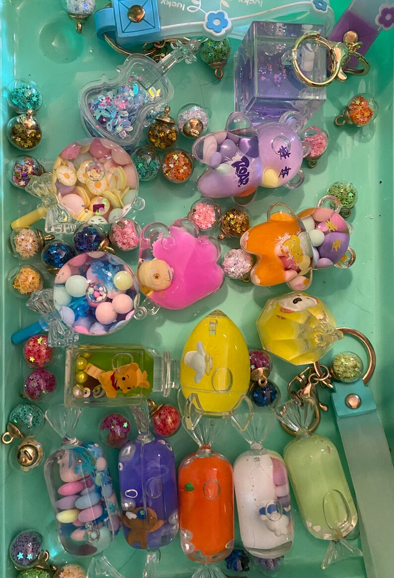 Fluid Keychain, Fidget Toy, Sensory Play, DIY Keychain - Etsy