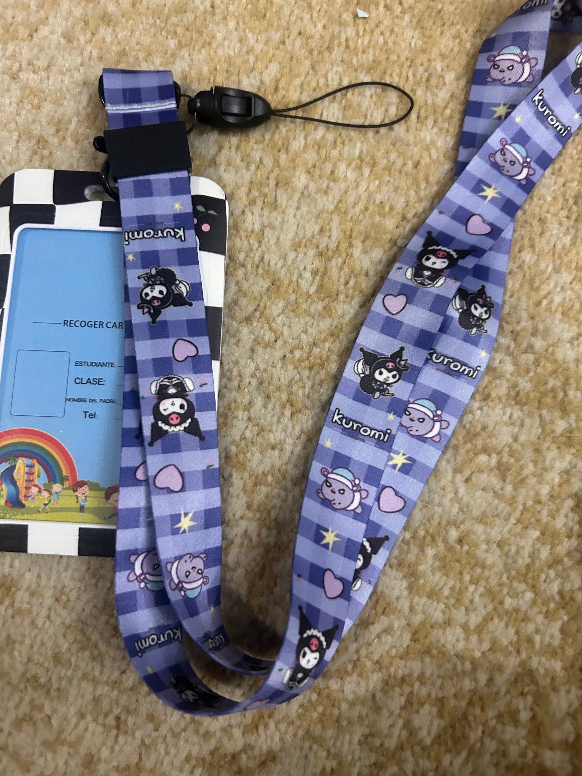 Kawaii Back to School Kuromi ID Badge Hello Kitty Erasers - Etsy Australia