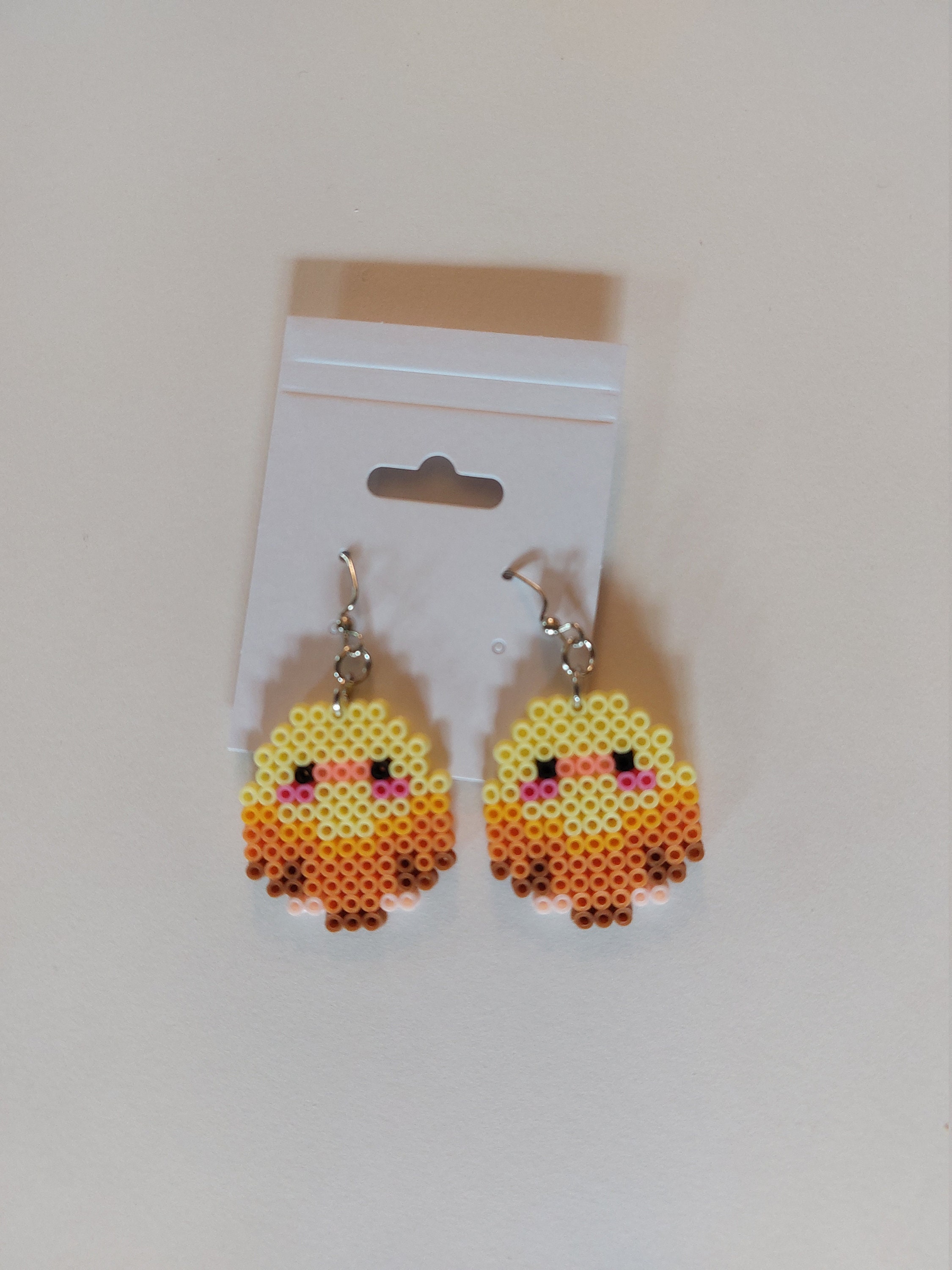 Bird Perler Earrings - Etsy
