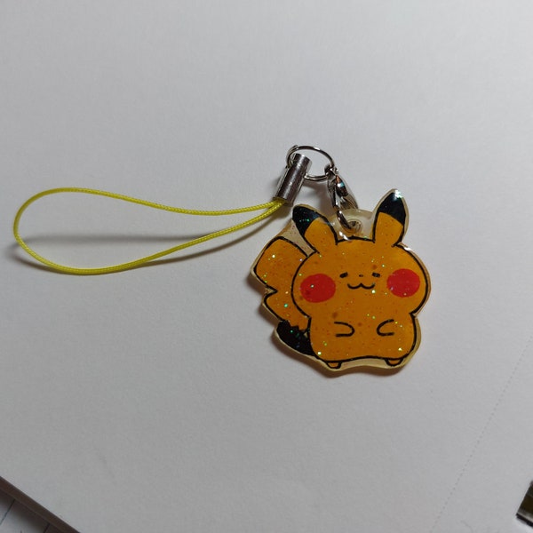 Pikachu Charm - Etsy