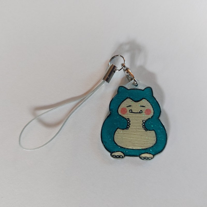 Snorlax Key Chain - Etsy