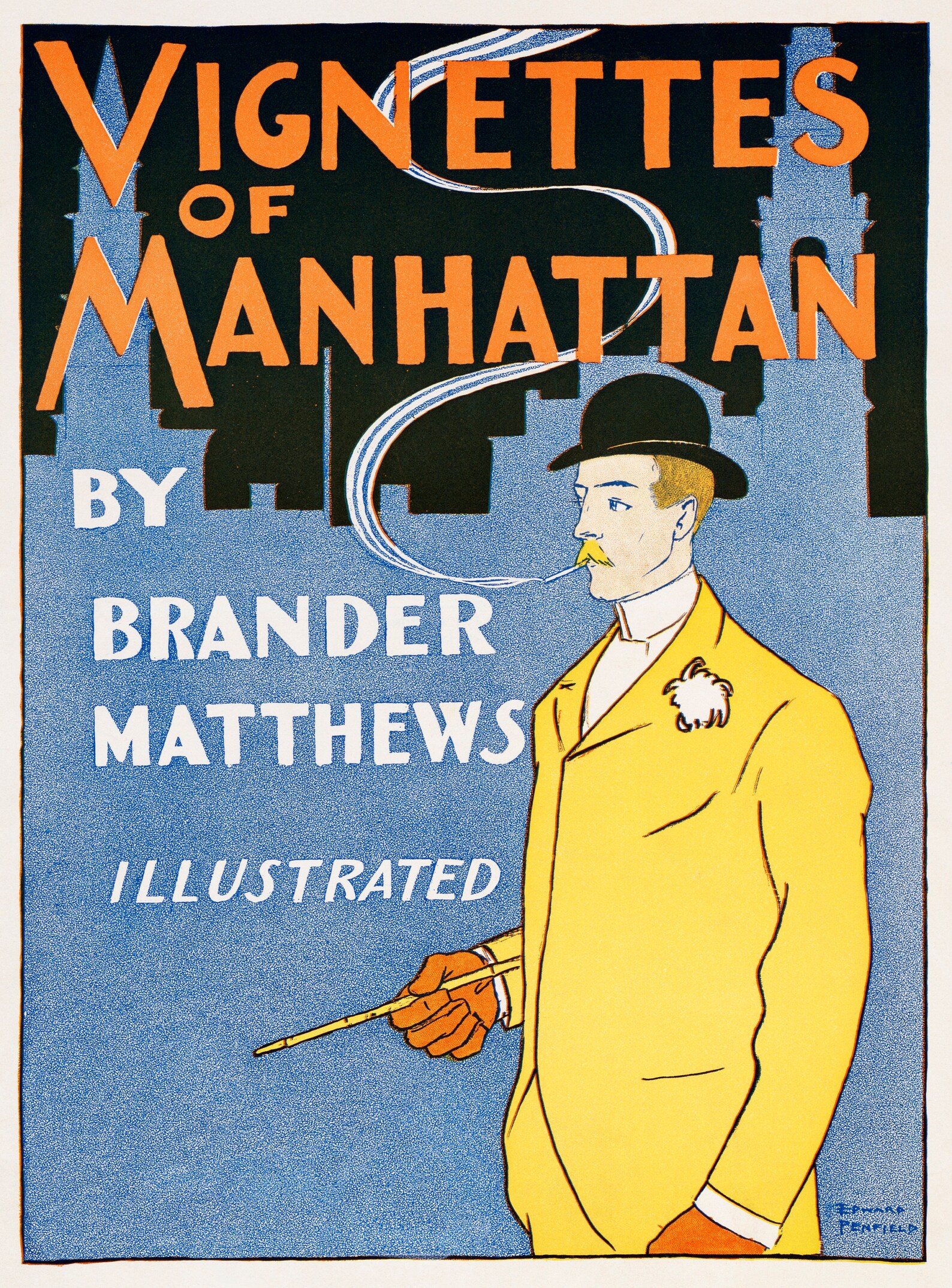 Vintage Poster Vignettes of Manhattan Digital Download - Etsy
